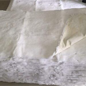 Real White Genuine Rabbit Fur Plate Rug Throw Blanket Rugs and Carpets for Living Room White 22X43in