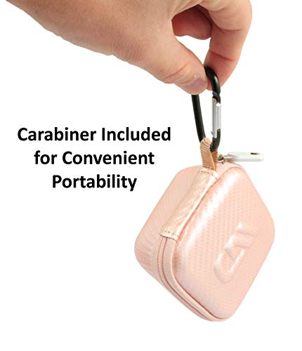 CASEMATIX Travel Case Compatible with Beats Powerbeats Pro Wireless Earbuds - Rose Gold Case Only