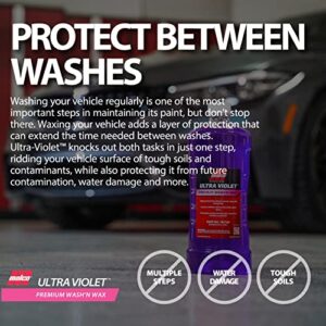 Malco Ultra Violet Premium Wash'n Wax – Best 2-in-1 Car Wash and Wax/Cleans and Provides A Durable, High-Gloss Shine in One Fast and Easy Step / 64Oz. (107164)