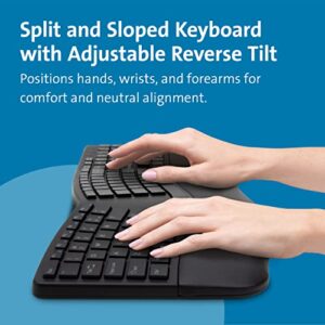 Kensington Pro Fit Ergonomic Wireless Keyboard - Black (K75401US)