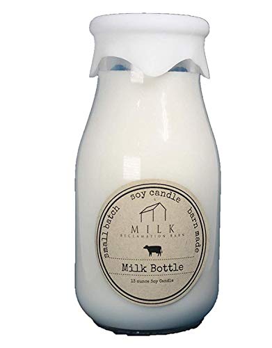 Milk Reclamation Barn's Milk Bottle (13 oz) Candle, Welcome Home