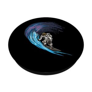 Space Surfer | Spaceman Galaxy Wave Rider Explorer PopSockets Swappable PopGrip