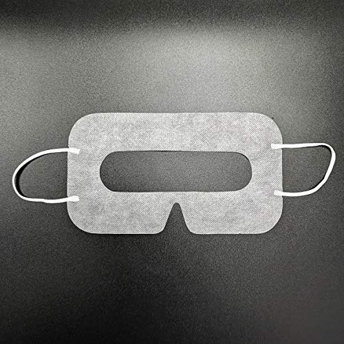 YinQin 100PCS Disposable VR Mask Universal Cover Mask for VR Mask Cover Sanitary VR Mask, VR Mask Rift, VR Eye Cover Pad, White