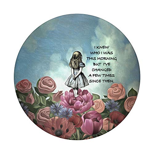 Wondering Alice - Alice In Wonderland Quote PopSockets PopGrip: Swappable Grip for Phones & Tablets