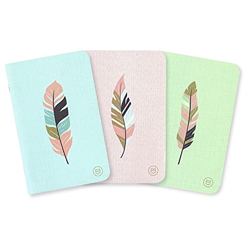 Pocket-sized Gratitude Journals - Freedom Set (Manage Stress & Anxiety, Mental Health Support, Self-Care Checklist, Prompts, 3.5" x 5.5", 36 pages)