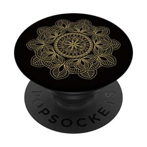 mandala positive energy. peace mandala popsockets swappable popgrip