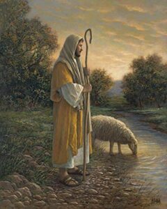 david textiles jesus and sheep 36 x 44 panel cotton fabric