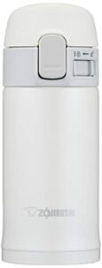 zojirushi stainless mug, 1 count (pack of 1), white, 200 milliliters