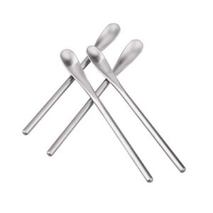 imeea coffee stirrers demitasse espresso spoons sus304 stainless steel coffee stir sticks 5.9-inch tea spoon, set of 4