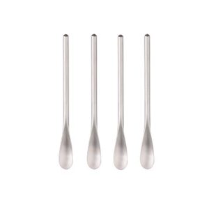 IMEEA Coffee Stirrers Demitasse Espresso Spoons SUS304 Stainless Steel Coffee Stir Sticks 5.9-Inch Tea Spoon, Set of 4