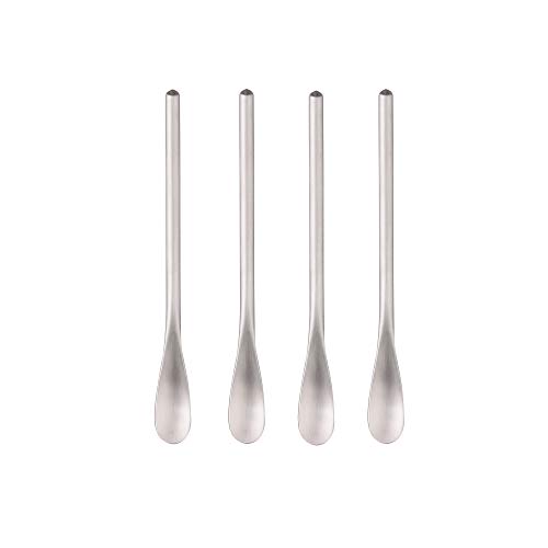 IMEEA Coffee Stirrers Demitasse Espresso Spoons SUS304 Stainless Steel Coffee Stir Sticks 5.9-Inch Tea Spoon, Set of 4