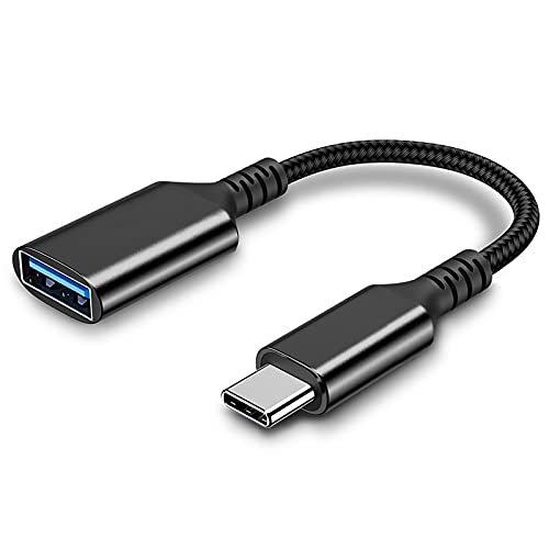 USB C OTG Adapter, USB C to USB Adapter for Samsung Galaxy S9/S10/S20/S21/S21+ Note 10/10+/20 Ultra, Thunderbolt 3 to USB 3.0 Female On The Go Cable Compatible with MacBook Pro/Air 2020 iPad Pro 2020