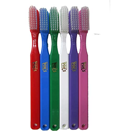 POH POH Adult 4-Row Supersoft #5 Toothbrush 6 Pack