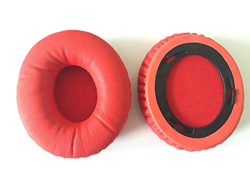 Replacement Ear Pads Cushions for Monster Beats by Dr Dre Solo HD Headphone On-Ear Headphone Replacement Ear Pad/Solo HD Ear Cushion/Ear Cups/Ear Cover/Earpads Repair Parts (Red)