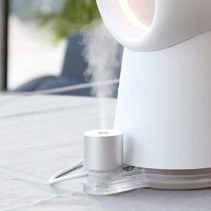 3 in 1 Bladeless Mini Desktop Fan with Cooling Humidifier and LED NightLight f