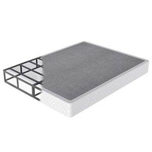 noah megatron 7 inch box spring king, low profile metal boxsprings/mattress foundation/bunkie board - 3000lbs strong steel structure/easy assembly (king)