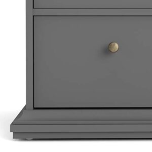 Tvilum Sonoma 6 Drawer Chest, Black Lead