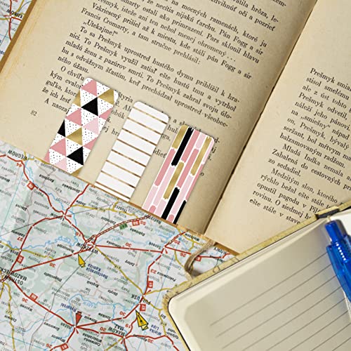 Desecraft 16Pcs Cute Magnetic Bookmarks Page Markers I Clips for Kids Woman Man Teacher Students Reading Planner Book Lovers School Office