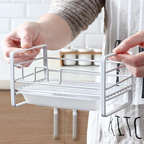 Sponge Holder, Tomorotec Sponge Drain Rack Holder Kitchen Storage Basket for Kitchen and Bathroom Kitchen Sink Caddy Sink Hanging Storage Box