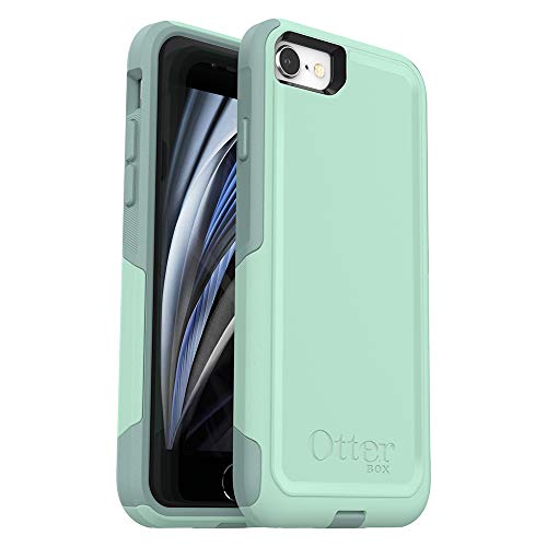 OtterBox Bundle: COMMUTER SERIES Case for iPhone SE (2nd Gen - 2020) & iPhone 8/7 (NOT PLUS) - (OCEAN WAY) + PopSockets PopGrip - (SERPENTINE GRANITE)