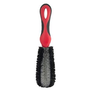 barrett-jackson wheel & spoke brush with soft grip handle