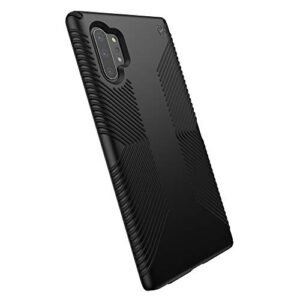 speck presidio grip samsung galaxy note 10+ case, black/black