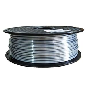 2.85mm silk silver pla filament 1kg 2.2lbs 3d printer filament shiny silky pla 3d printing material