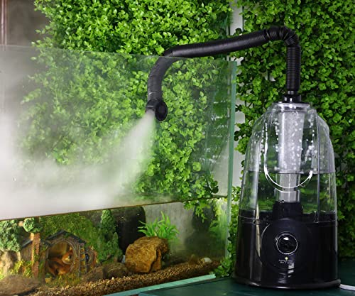 Reptile Fogger Terrariums Humidifier Fog Machine Mister 3L Large Size Ideal for Paludarium/Vivarium/Reptiles/Amphibians/Herps