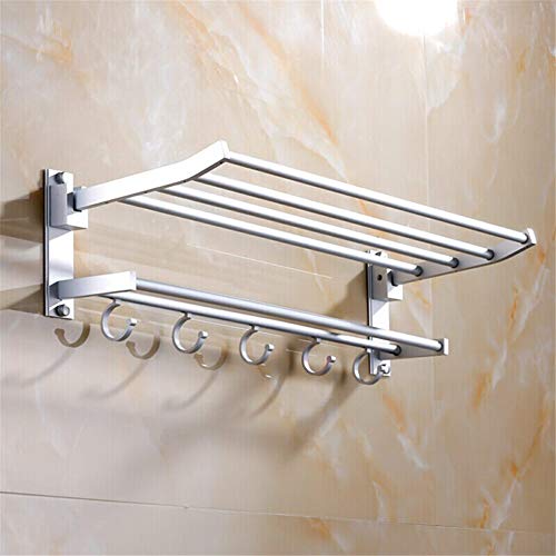 Bathroom Shelf Organizer Shower Wall Mounting Rack Caddy Hooks Storage