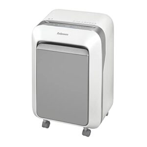 fellowes lx21m 16 sheet p-4 micro-cut, heavy duty paper shredder for office, 100% jam proof (white)