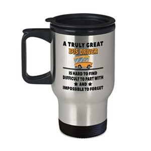 funny bus driver cup - hard to find - 14oz coffee, tea travel mug