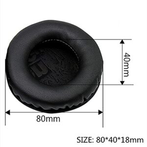 Hesh 2 Replacement Earpads Cushion Ear Pads Foam Earmuff Pillow Cover Cups Compatible with Skullcandy Hesh Hesh2 Hesh 2.0 Headphones (Black)