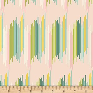 art gallery fabrics art gallery joie de vivre tres streaked shine fabric, green