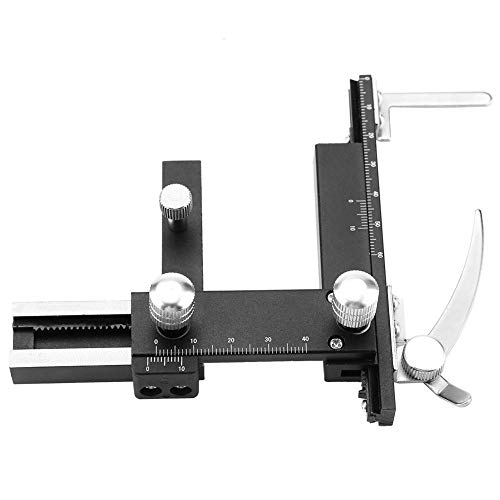 Microscope Movable Caliper, High-Precision Movable Ruler Mechanical Stage X-Y Uses on Microscope to Move The Slices