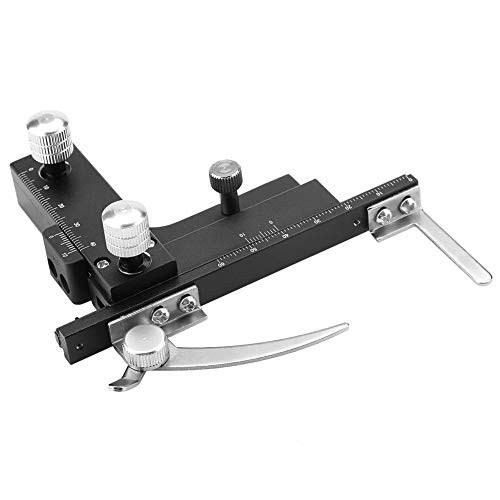 Microscope Movable Caliper, High-Precision Movable Ruler Mechanical Stage X-Y Uses on Microscope to Move The Slices