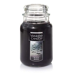 black magic large jar candle,fresh scent