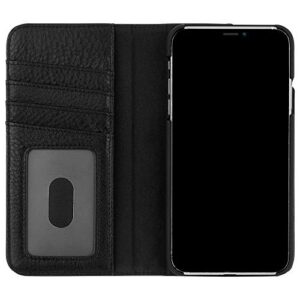 Case-Mate - Leather Wallet Folio - Folio Case for iPhone 11 Pro Max - 6.5 inch - Black Leather