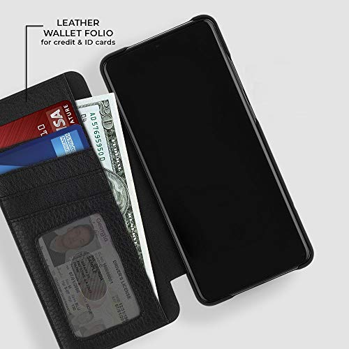 Case-Mate - Leather Wallet Folio - Folio Case for iPhone 11 Pro Max - 6.5 inch - Black Leather