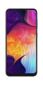 samsung galaxy a50 (64gb, 4gb ram) 6.4" display, 25mp, triple camera, global 4g lte gsm factory unlocked a505 (black) (renewed)