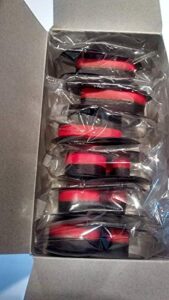 6 mp41dhiii, mp49dii calculator ink ribbons black and red (6 pack)