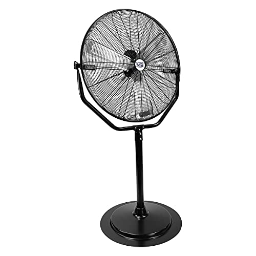 Maxx Air Extreme Power Industrial Pedestal Fan | Heavy Duty 30" Stand Fan, 4800 CFM