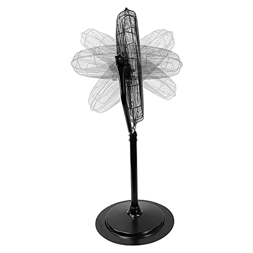 Maxx Air Extreme Power Industrial Pedestal Fan | Heavy Duty 30" Stand Fan, 4800 CFM