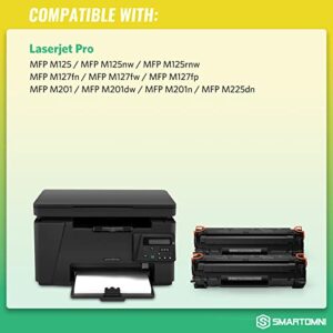 S SMARTOMNI Compatible 83A CF283A Toner Cartridge Replacement for HP 83A CF283A use for HP Laserjet pro MFP M127fw M127fn M125nw M201dw M201n M225dn M225dw M125a Printer 1500 Pages Black 2 Packs