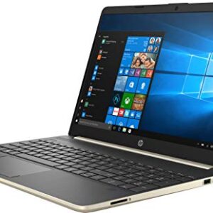 HP Pavilion 2019 15.6 HD LED Laptop Notebook Computer PC, Intel I5-8265U, 8GB DDR4 RAM, 256GB PCIe Nvme SSD, USB 3.1, USB-C, Bluetooth, Webcam, Wi-Fi, Fast Charging, Windows 10 Home, Gold