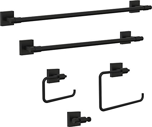 Franklin Brass Maxted 24 inch -towel Bar, Matte Black, -bathroom Accessories, MAX24-FB