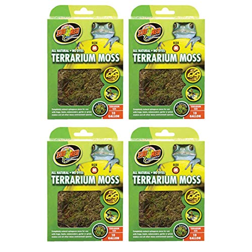 4-PACK Terrarium Moss 10 Gallon