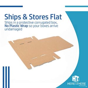 White Cardboard Pizza Boxes, Takeout Containers - 10 x 10 Pizza Box Size, Corrugated, Kraft – 50 Pack