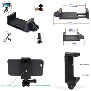 2in1 Wall Phone Mount,Overhead Camera Mount for iPhone Samsung Live Streaming,Baking,Craft,Videos,Online Lessons - Acetaken