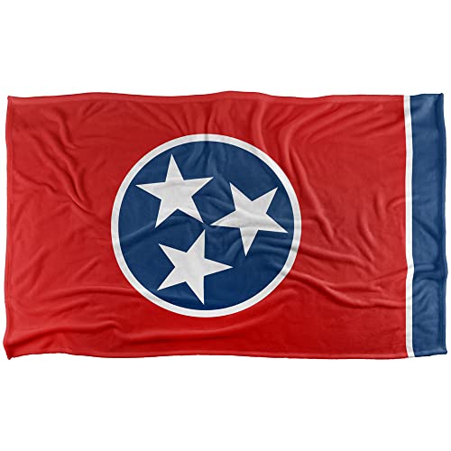 Trevco Tennessee Flag Silky Touch Super Soft Throw Blanket 36" x 58"