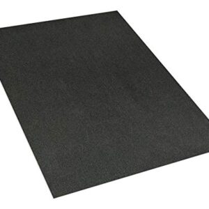 Indoor - Outdoor Area Rugs and Runners Constructed with Superior PET Fiber Made from 100% Purified Recycled Bottles. (9' x 12', Black Ice)